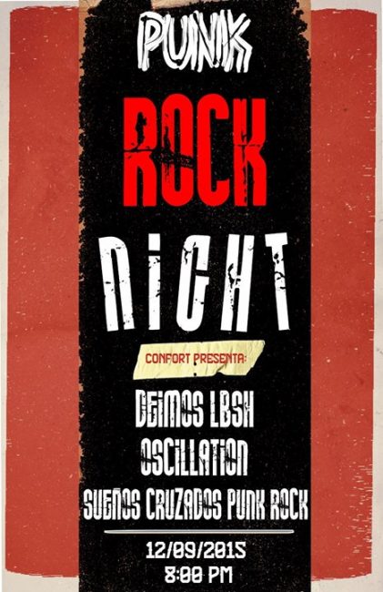 PUNK ROCK NIGHT♪♫ - Toluca Cultural