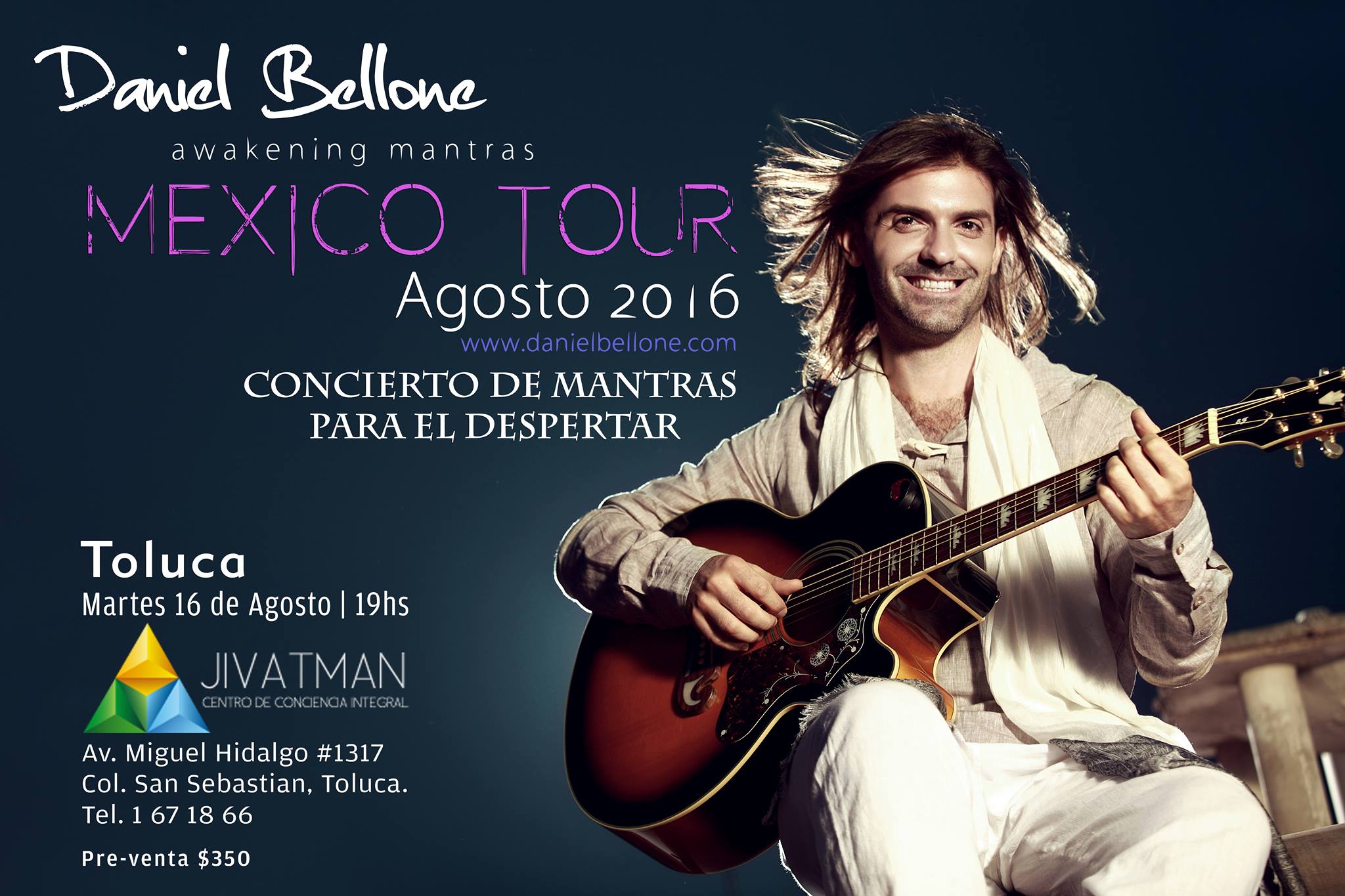 Concierto de Mantras para el Despertar Daniel Bellone - Toluca Cultural